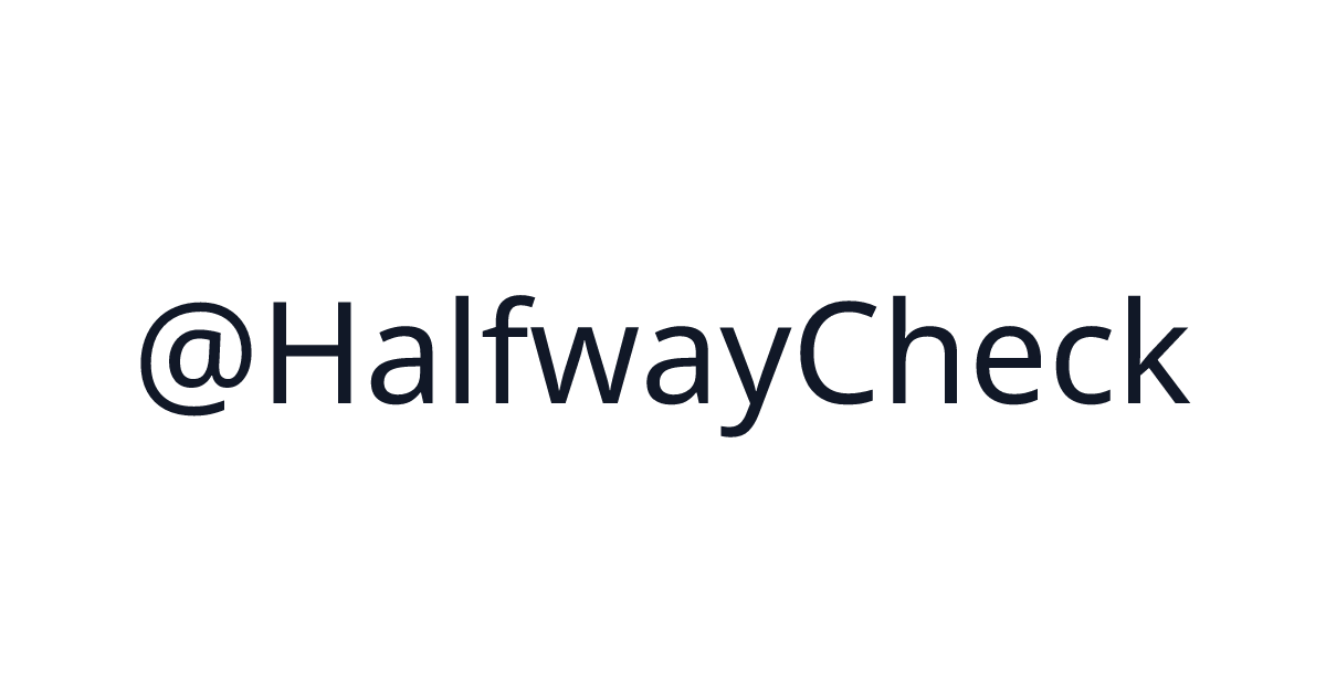 Halfway ️ (@HalfwayCheck) - 1 startup · $0 revenue | TrustMRR