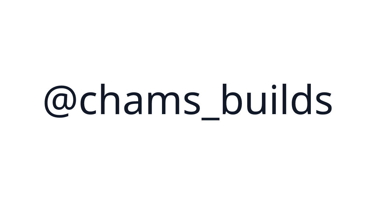 Chaminda ("Chams") Delpagodage (@chams_builds) - 1 startup · $229 ...