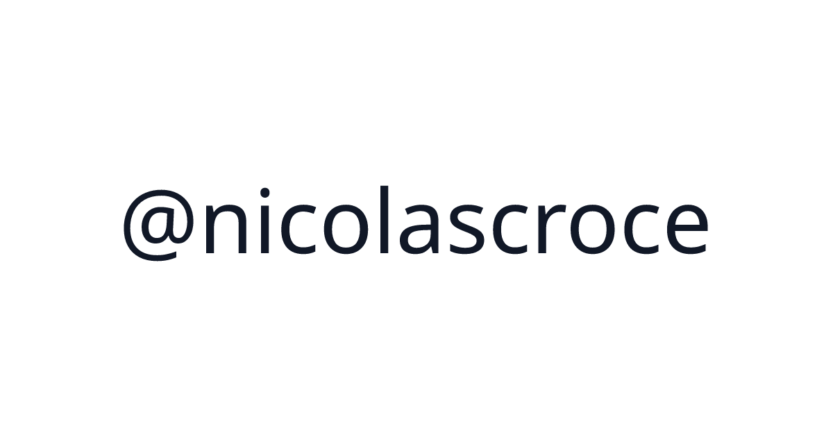 Nicolas Croce (@nicolascroce) - 1 startup · $1,174 revenue | TrustMRR