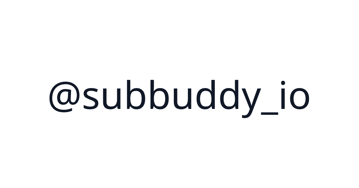 SubBuddy (@subbuddy_io) - 1 startup · $91 revenue | TrustMRR