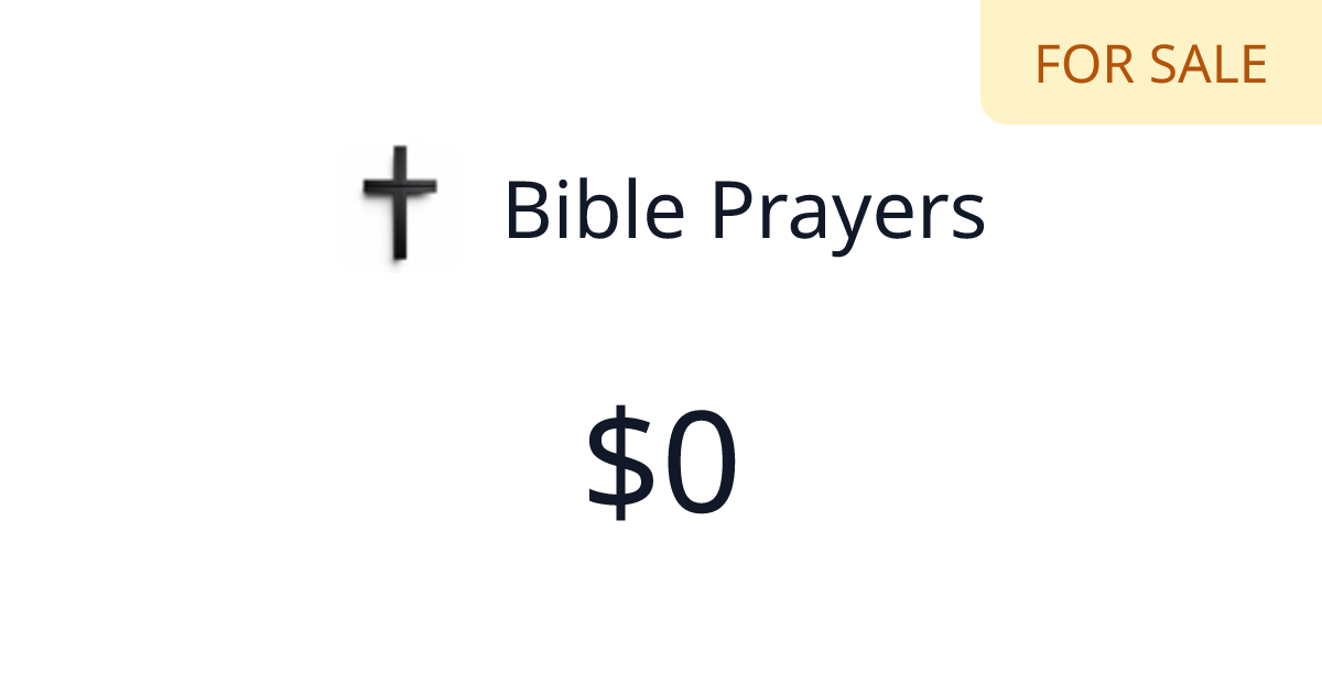 Bible Prayers - Verified revenue | TrustMRR