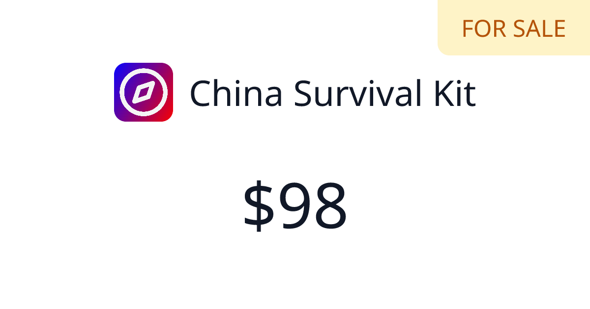 China Survival Kit - Verified revenue | TrustMRR