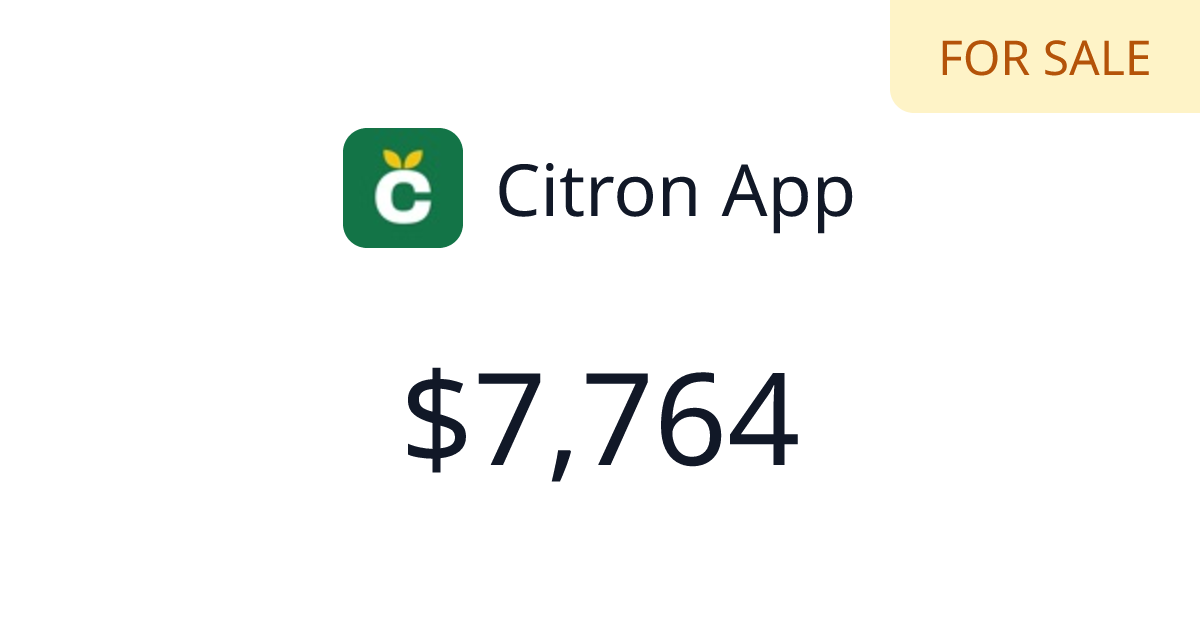 Citron App - $668 last 30 days | TrustMRR