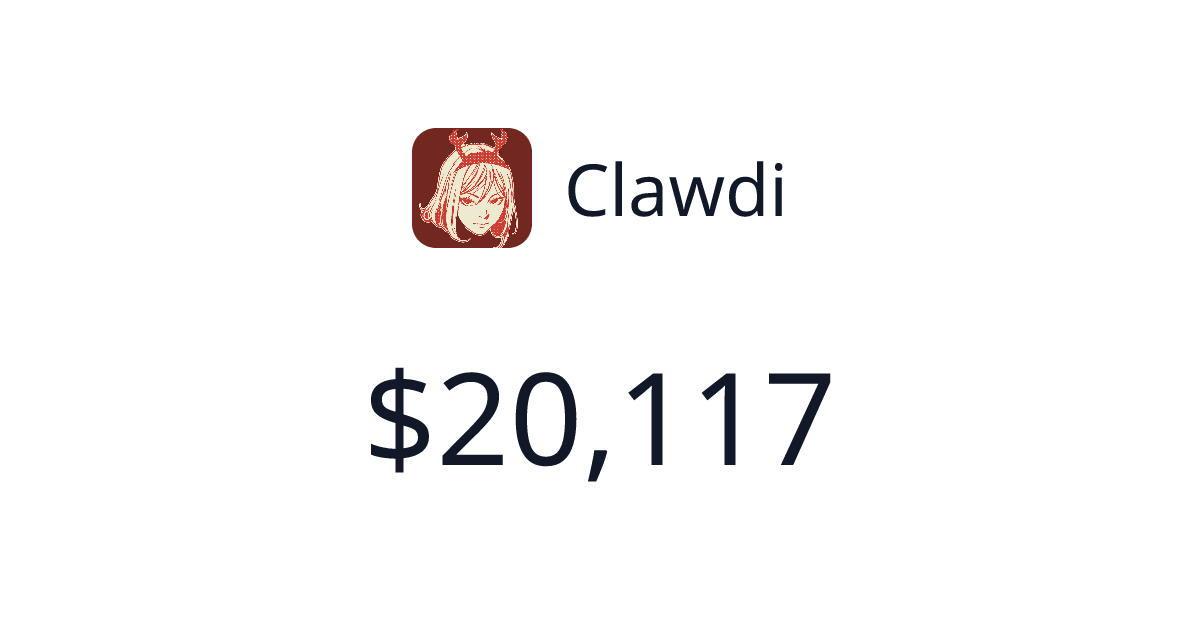 Clawdi - $7,287 last 30 days | TrustMRR