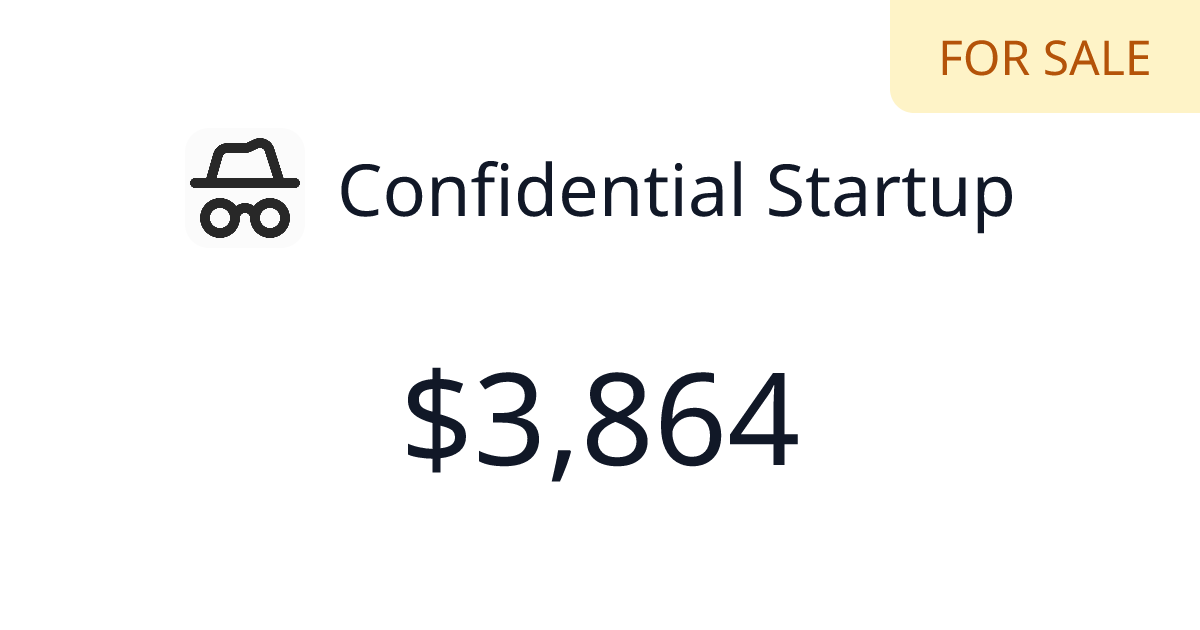 Confidential Startup - $500 last 30 days | TrustMRR