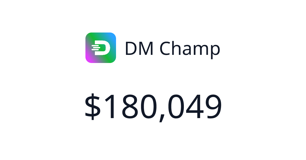 DM Champ - $8,668 last 30 days | TrustMRR