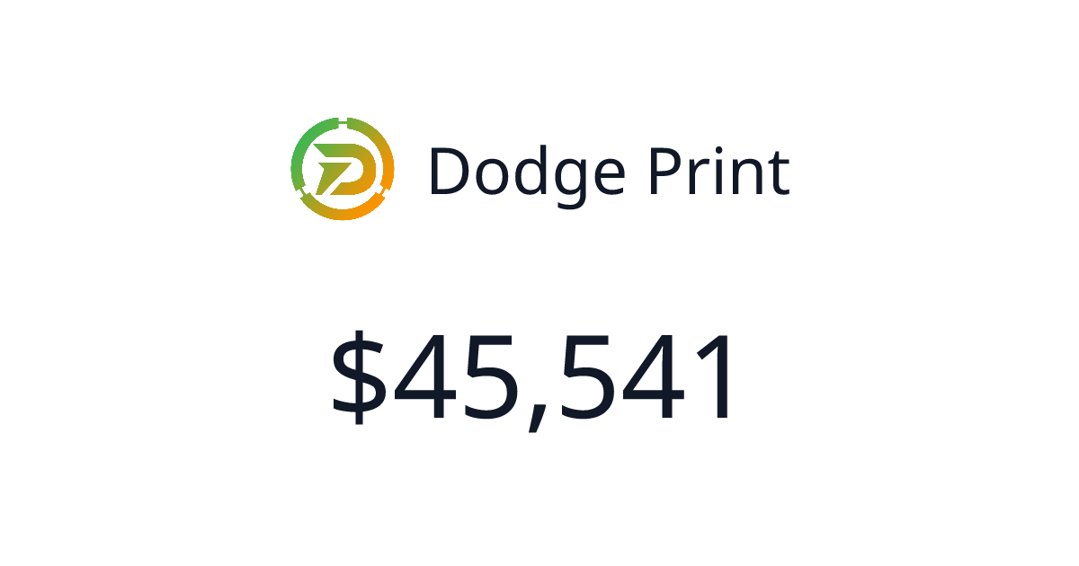 Dodge Print - $7,730 last 30 days | TrustMRR