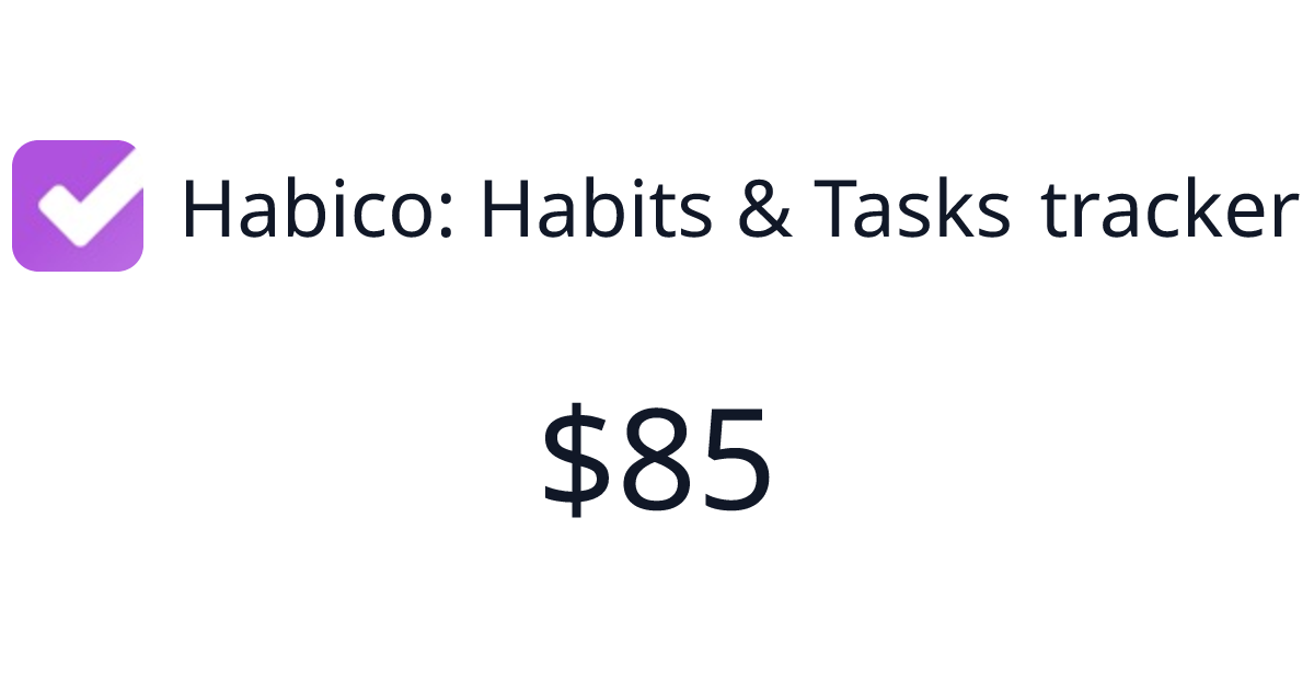 Habico: Habits & Tasks tracker - Verified revenue | TrustMRR