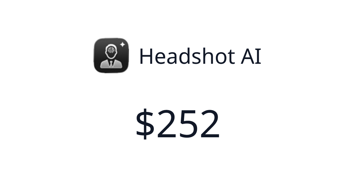 Headshot AI - Verified revenue | TrustMRR