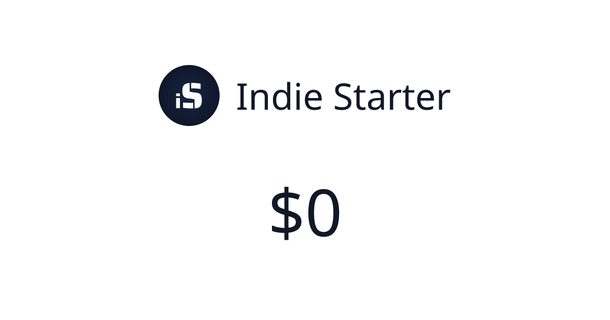 Indie Starter - Verified revenue | TrustMRR