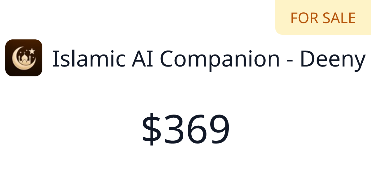 Islamic AI Companion - Deeny - $40 last 30 days | TrustMRR