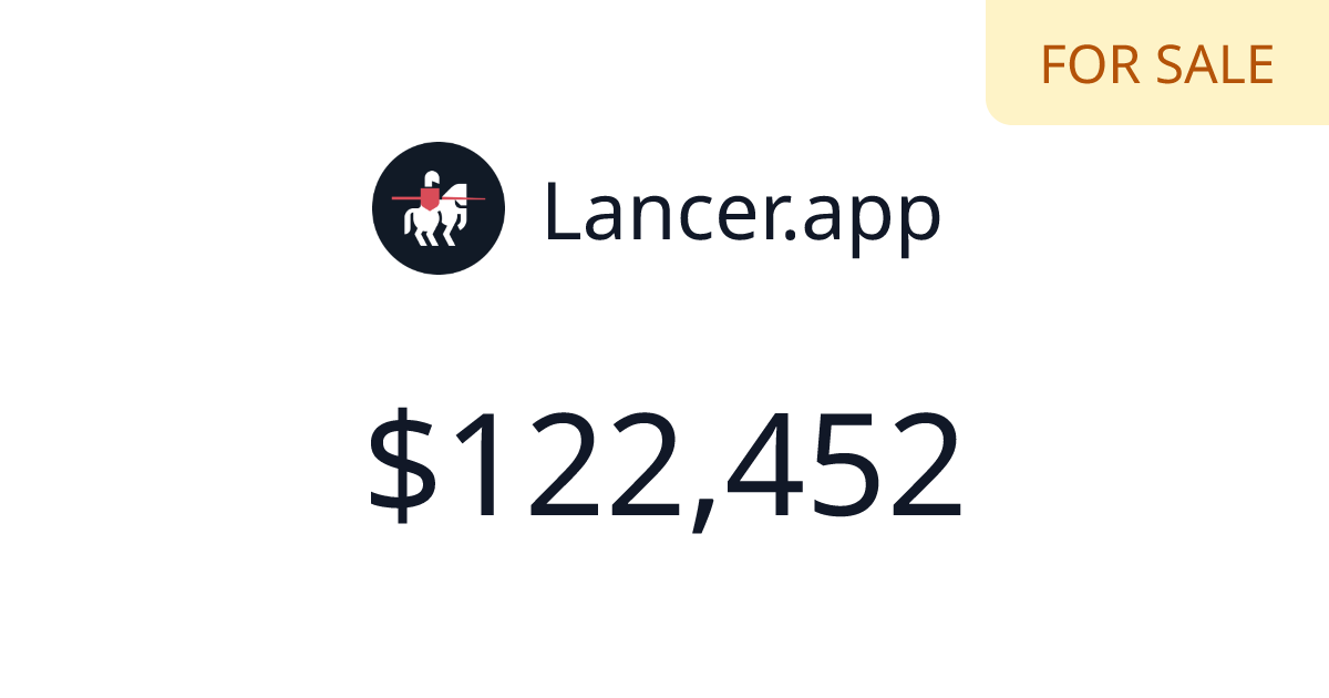 Lancer.app - $18,576 last 30 days | TrustMRR