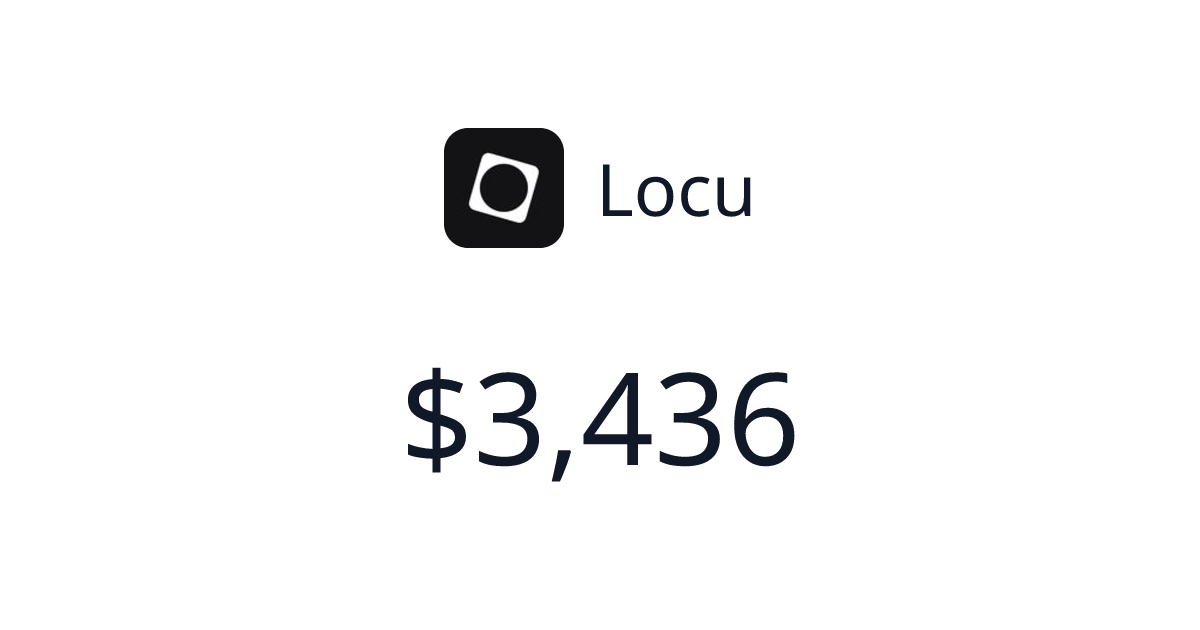 Locu - $122 last 30 days | TrustMRR