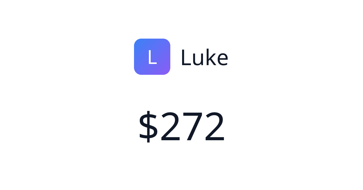 Luke - $1 last 30 days | TrustMRR