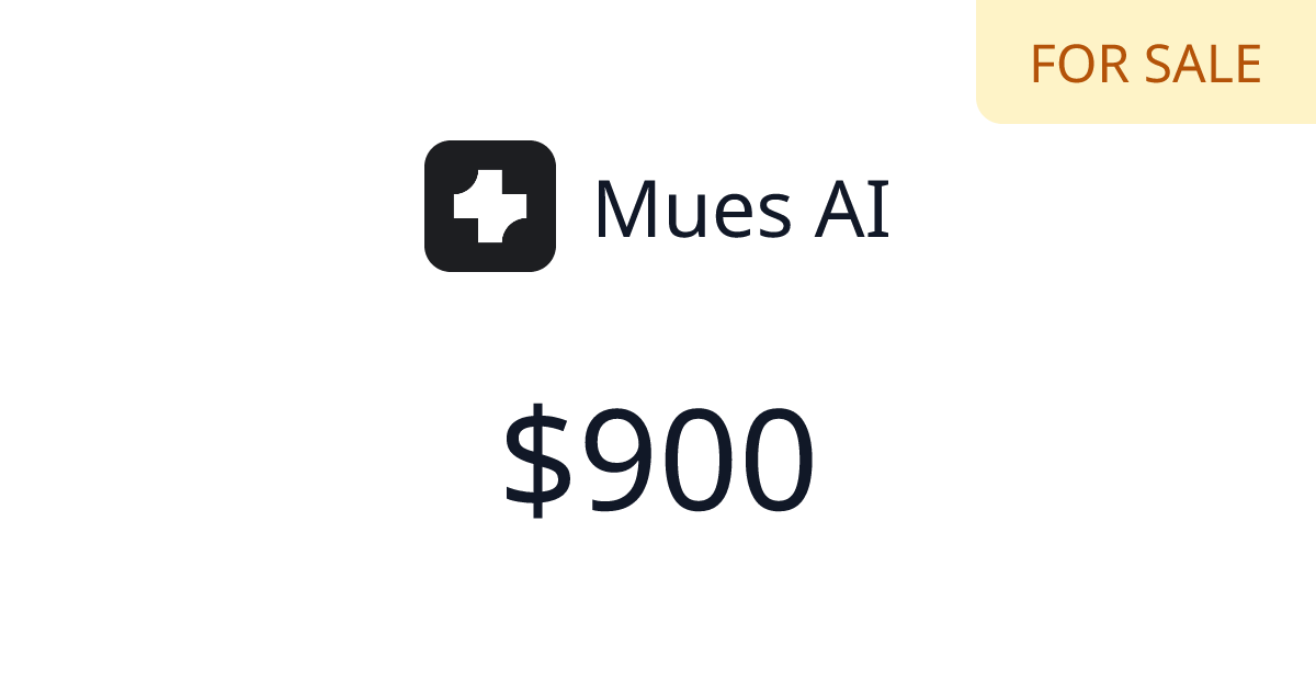 Mues AI - Verified revenue | TrustMRR