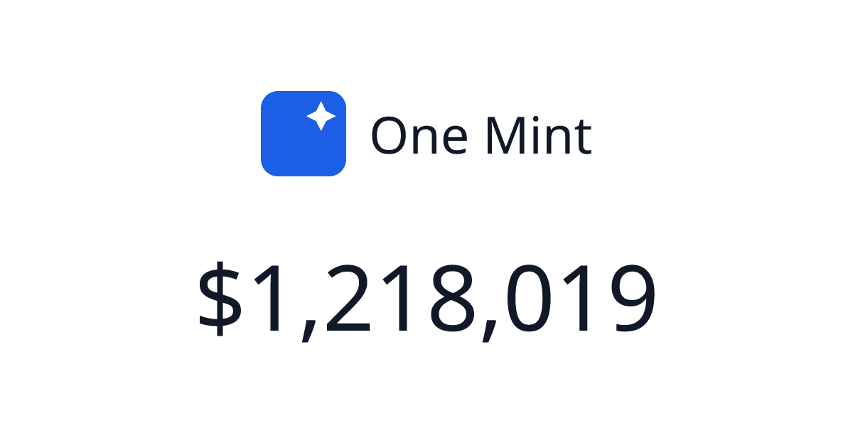 One Mint - $59 last 30 days | TrustMRR