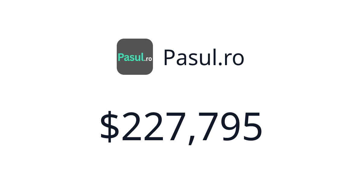 Pasul.ro - $19,854 last 30 days | TrustMRR