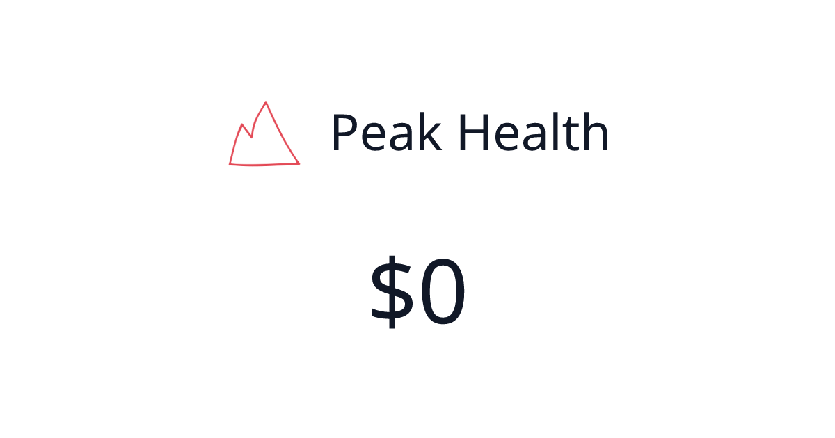 Peak Health - Verified revenue | TrustMRR