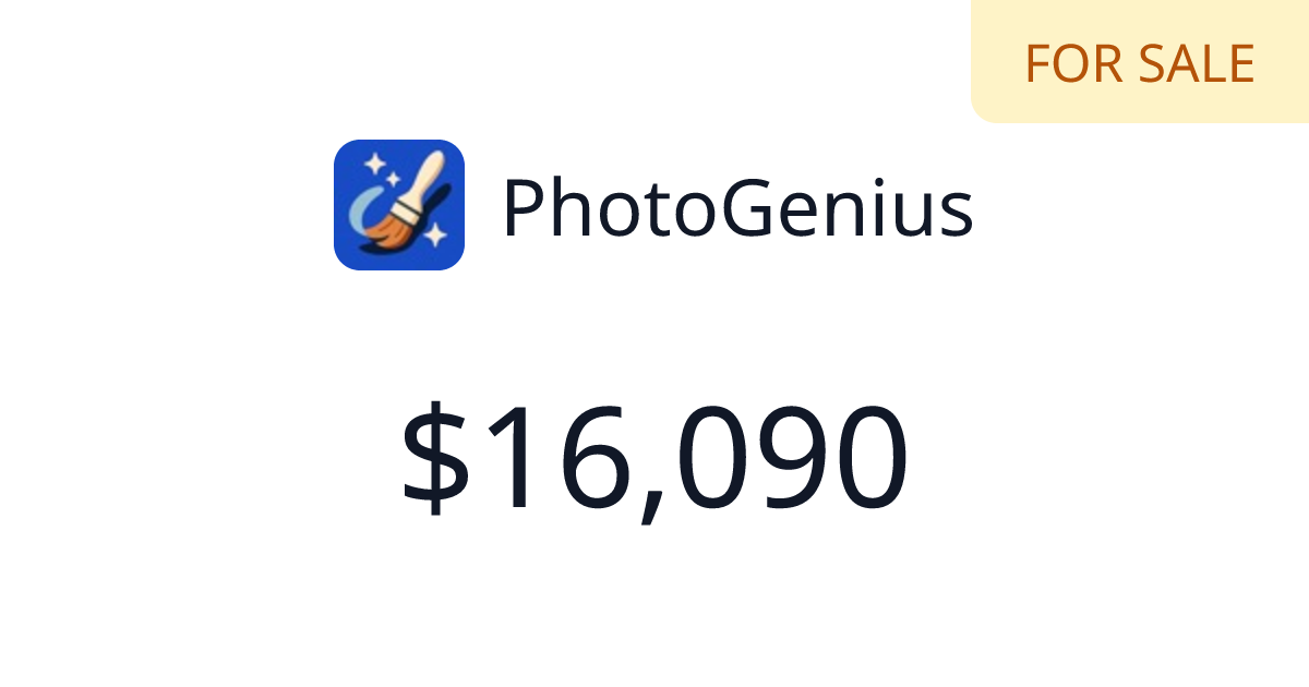 PhotoGenius - $2,046 last 30 days | TrustMRR