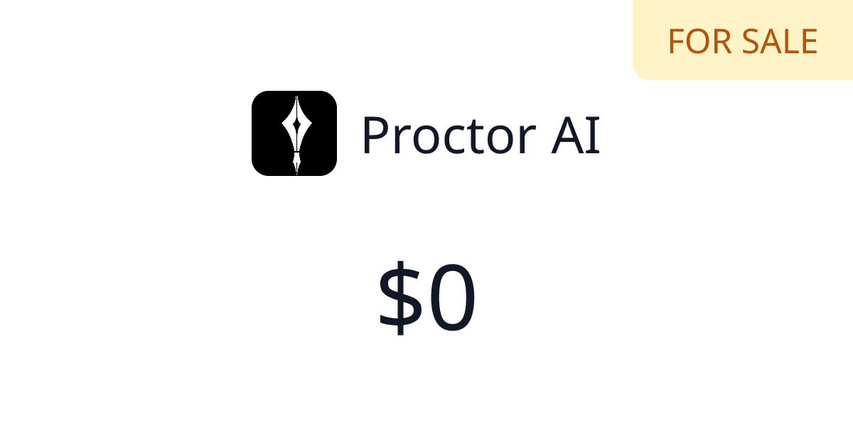Proctor AI - Verified revenue | TrustMRR