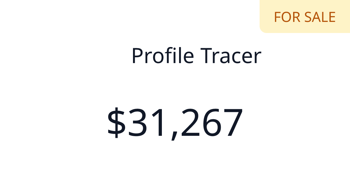 Profile Tracer - $4,734 last 30 days | TrustMRR