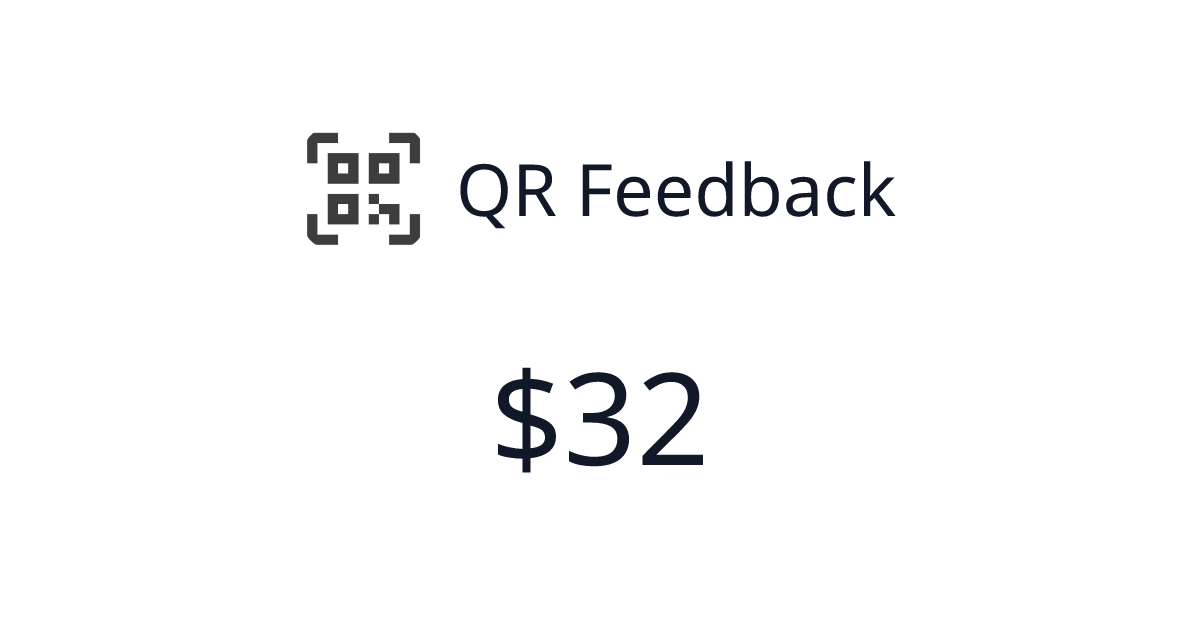 QR Feedback - $4 last 30 days | TrustMRR