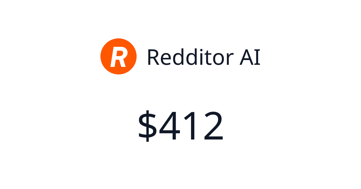 Redditor AI - $117 last 30 days | TrustMRR