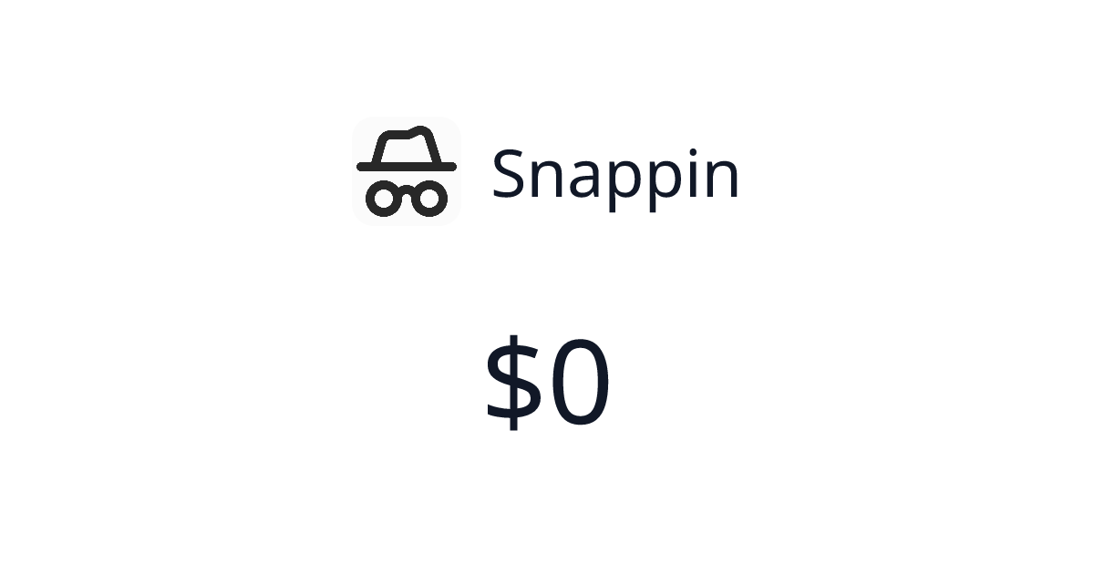 Snappin - Verified revenue | TrustMRR