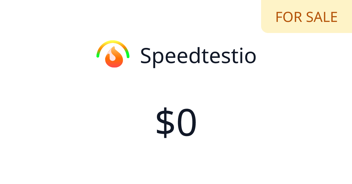 Speedtestio - Verified revenue | TrustMRR