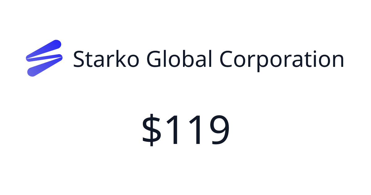 Starko Global Corporation - Verified revenue | TrustMRR