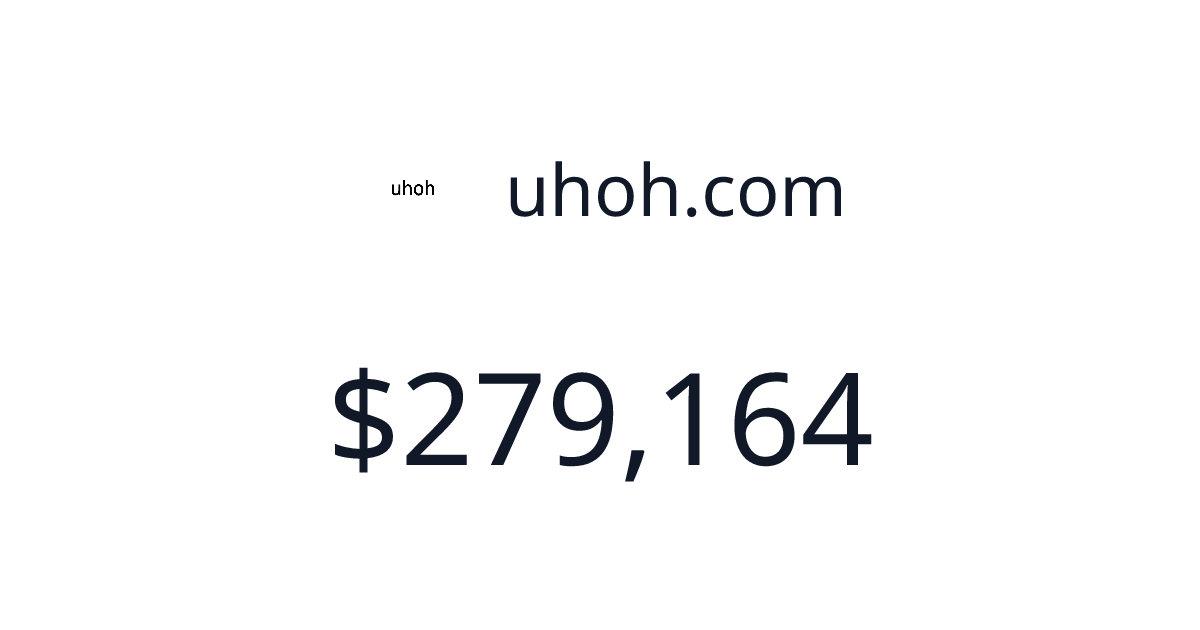 uhoh.com - $34,547 last 30 days | TrustMRR